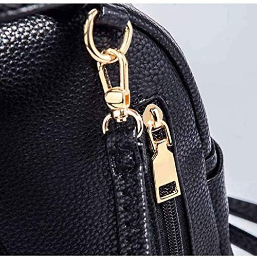 Satchels New Women's Backpack PU Leather Shoulder Bag Backpacks for Female Ladies Simple Fashion Desiger 2020 Women Solid Color