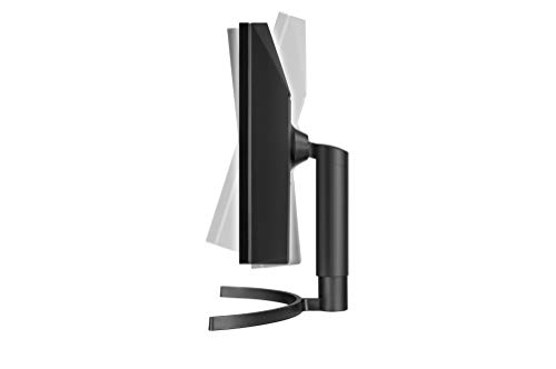 LG 34WL85C-B UltraWide 34” 21:9 Curved WQHD (3440 x 1440) IPS Display, sRGB 99% Color Gamut, HDR 10, Height / Tilt Adjustable Stand – Black