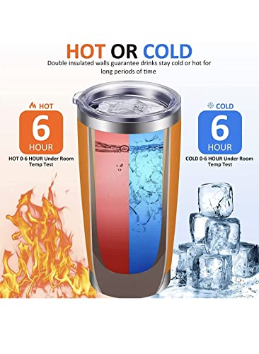 LEYU Rambler 20 oz Stainless Steel Vacuum Insulated Tumbler Coffee Mug/Cup Black color with Lid