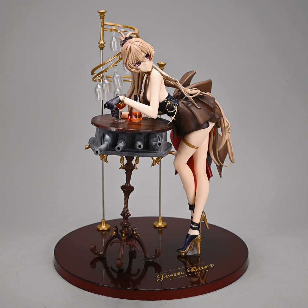 Static Tabletop Objects, Figure, Jean Bart, Azur Lane, Formal Dress, Approx. 30cm High, Anime Game Character, Room Decoration Model, Handmade Model