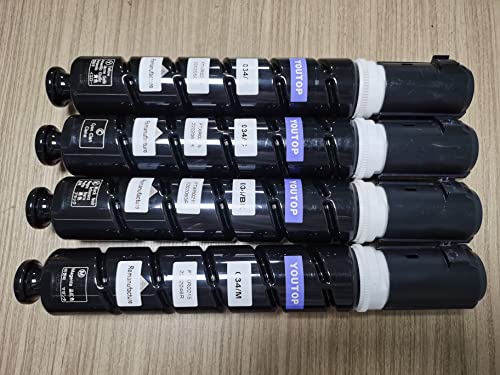 YOUTOP Remanufactured 4PK CRG-034 034 (034K 034C 034M 034Y Toner Cartridge Replacement for Canon imageCLASS MF810Cdn imageCLASS MF820Cdn (9454B001 9453B001 9452B001 9451B001)