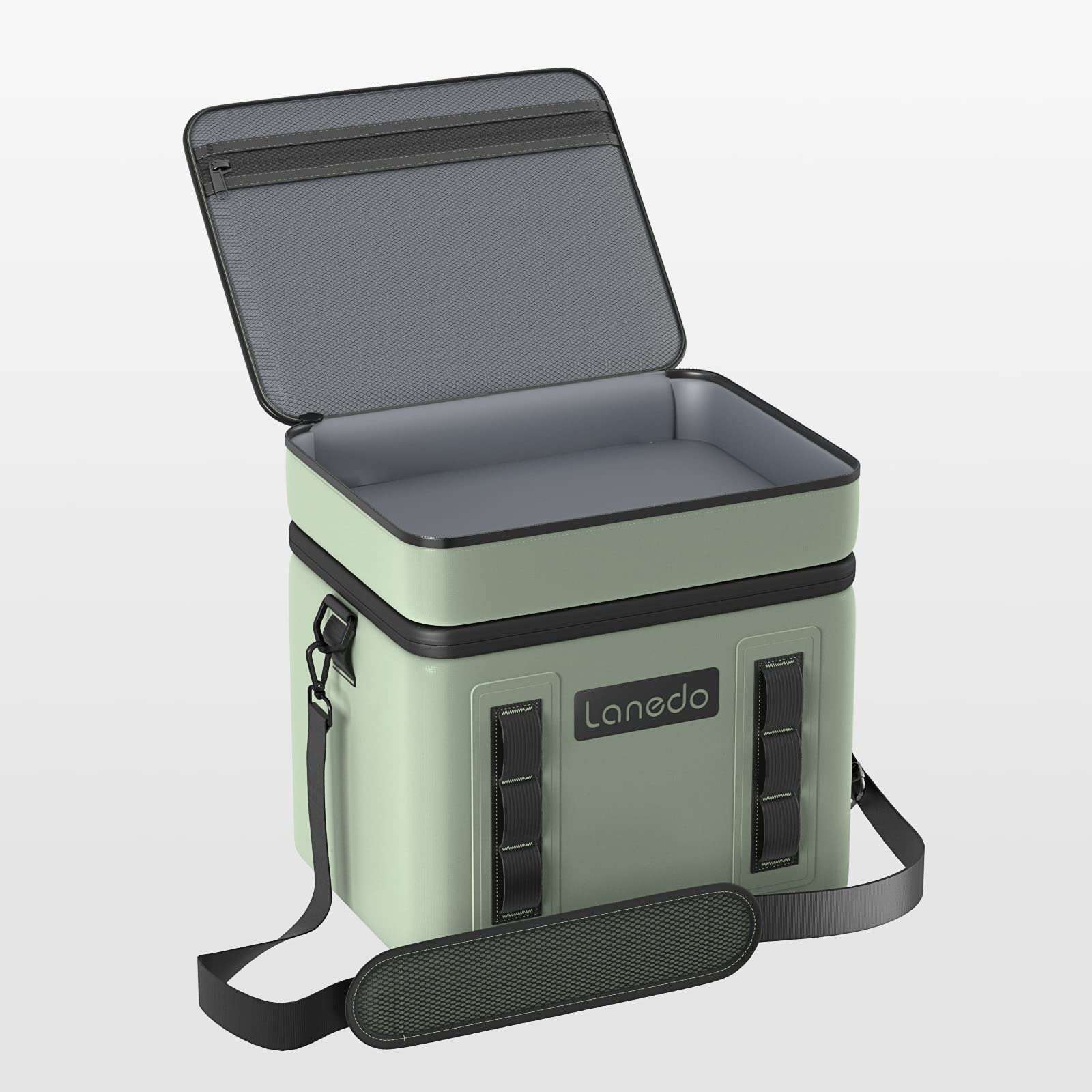 Lanedo Lisa Lunch Soft Cooler 20 Can, Insulated Bag Portable Ice Chest Box for Lunch, Beach, Drink, Beverage, Travel, Camping, Picnic, Car, Trips, Cooler Leak-Proof (Double Layer)