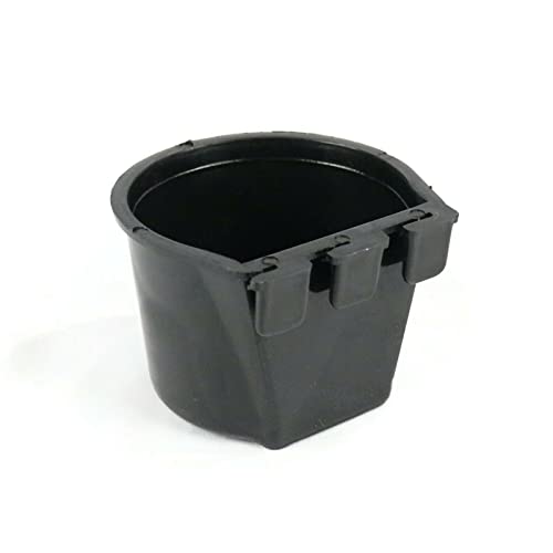 The ROP Shop | (Pack of 2) Black Cage Cups for Chickens, Dogs, Pheasants, Rabbits Feed & Water