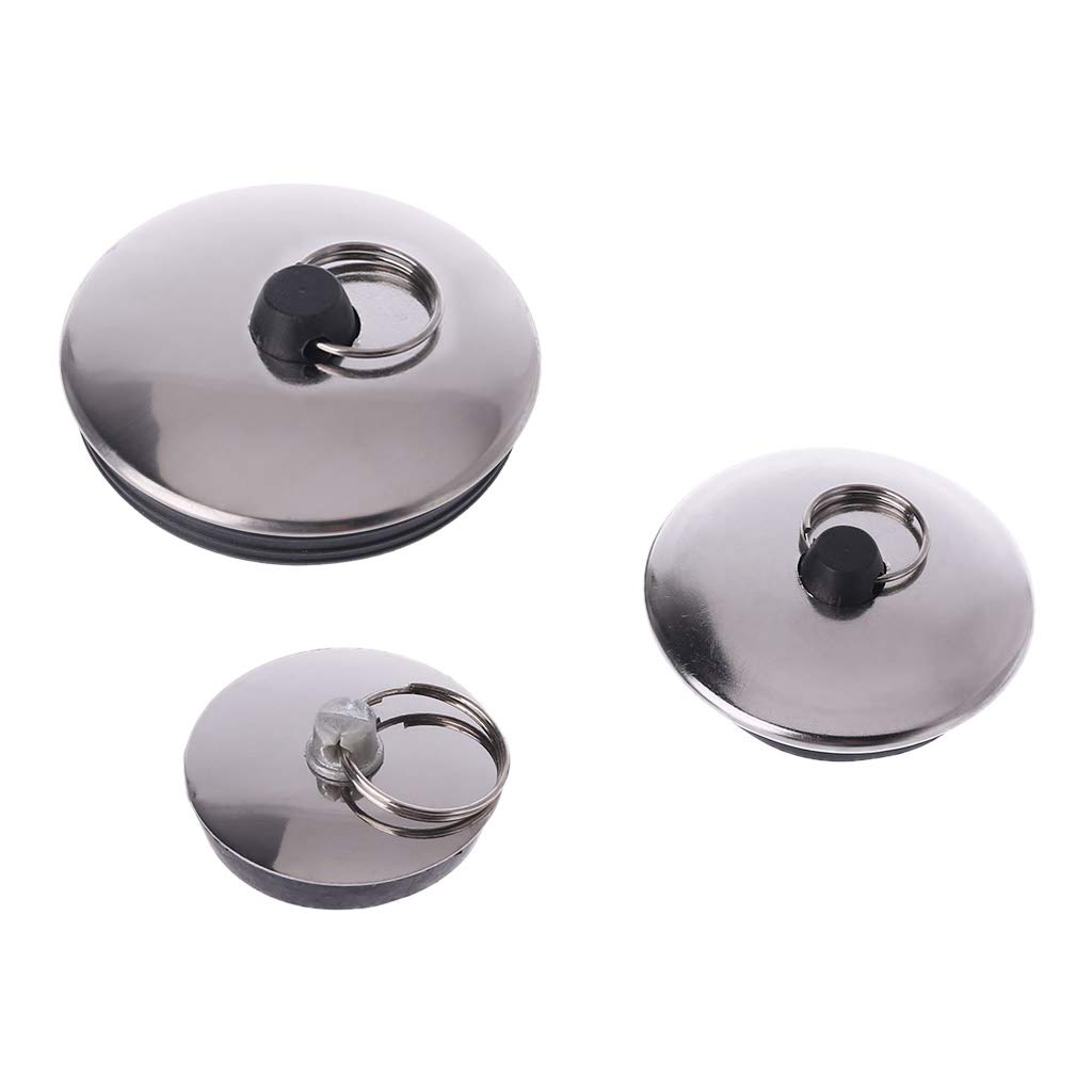 ZHENZQ Kitchen Drain Plug Water Stopper Kitchen Bathroom Bath Tub Sink Basin Drainage, Small