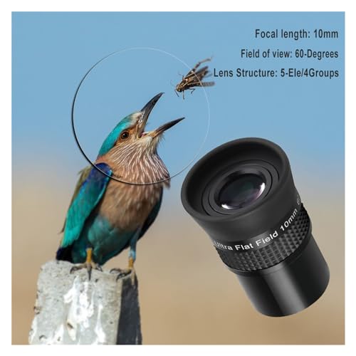 LEVABE Telescope Eyepiece 1.25" UF10mm/18mm Ultra Flat Field Eyepiece FMC SV190 (Color : 18 mm)