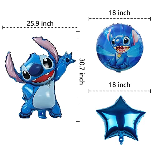 MC TTL Lilo and Stitch Party Lilo and Stitch Balloons for Birthday Party Baby Shower Decorations