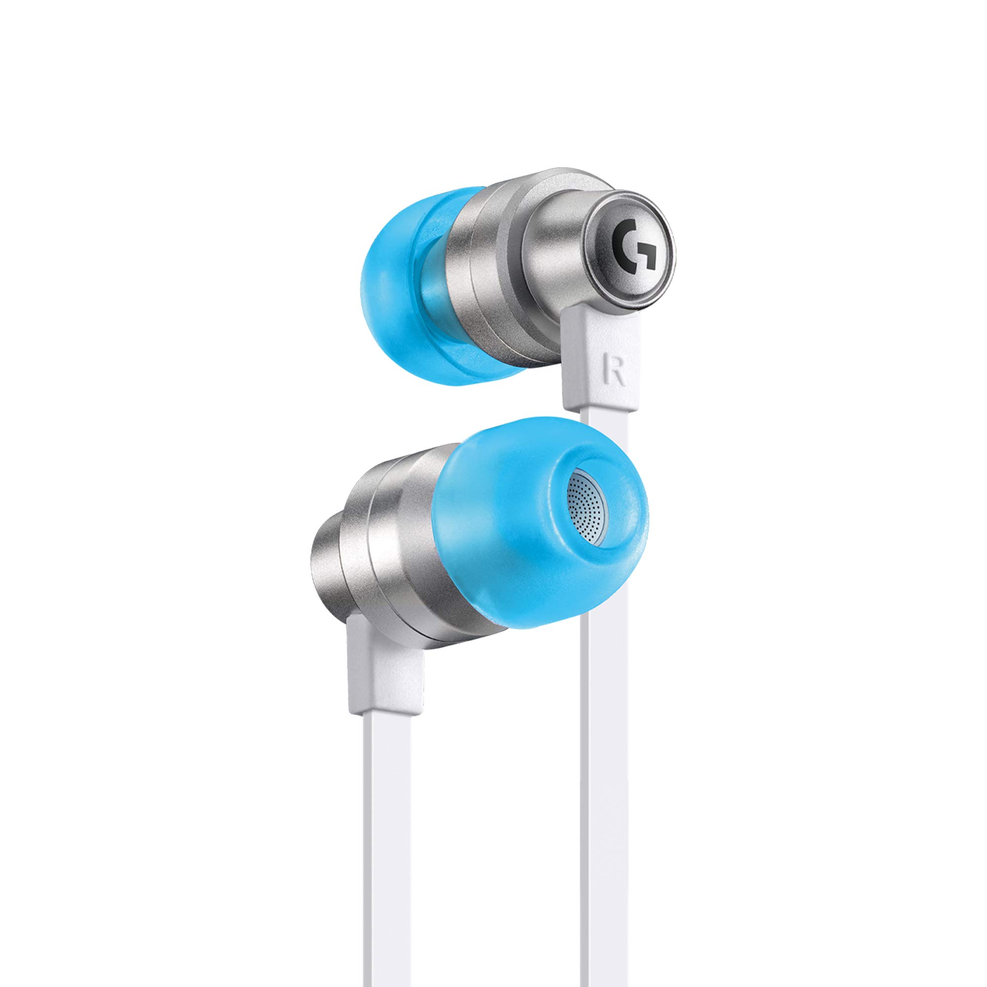 Logitech G333 VR Earphones for Oculus Quest 2 - Oculus Ready - Custom-length Cable and Straps - Dual Driver Audio Designed for Gaming - Durable Aluminum Housing - Low-Latency 3.5 mm Aux