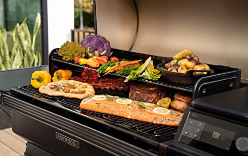 Traeger Ironwood XL Wood Pellet Grill and Smoker with WiFi and App Connectivity,Black