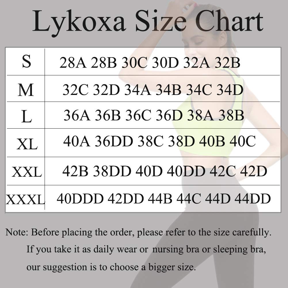 Lykoxa Racerback Sports Bras for Women Seamless Wirefree Comfortable Padded Cute Sports Bra Medium Support Workout Bra Red