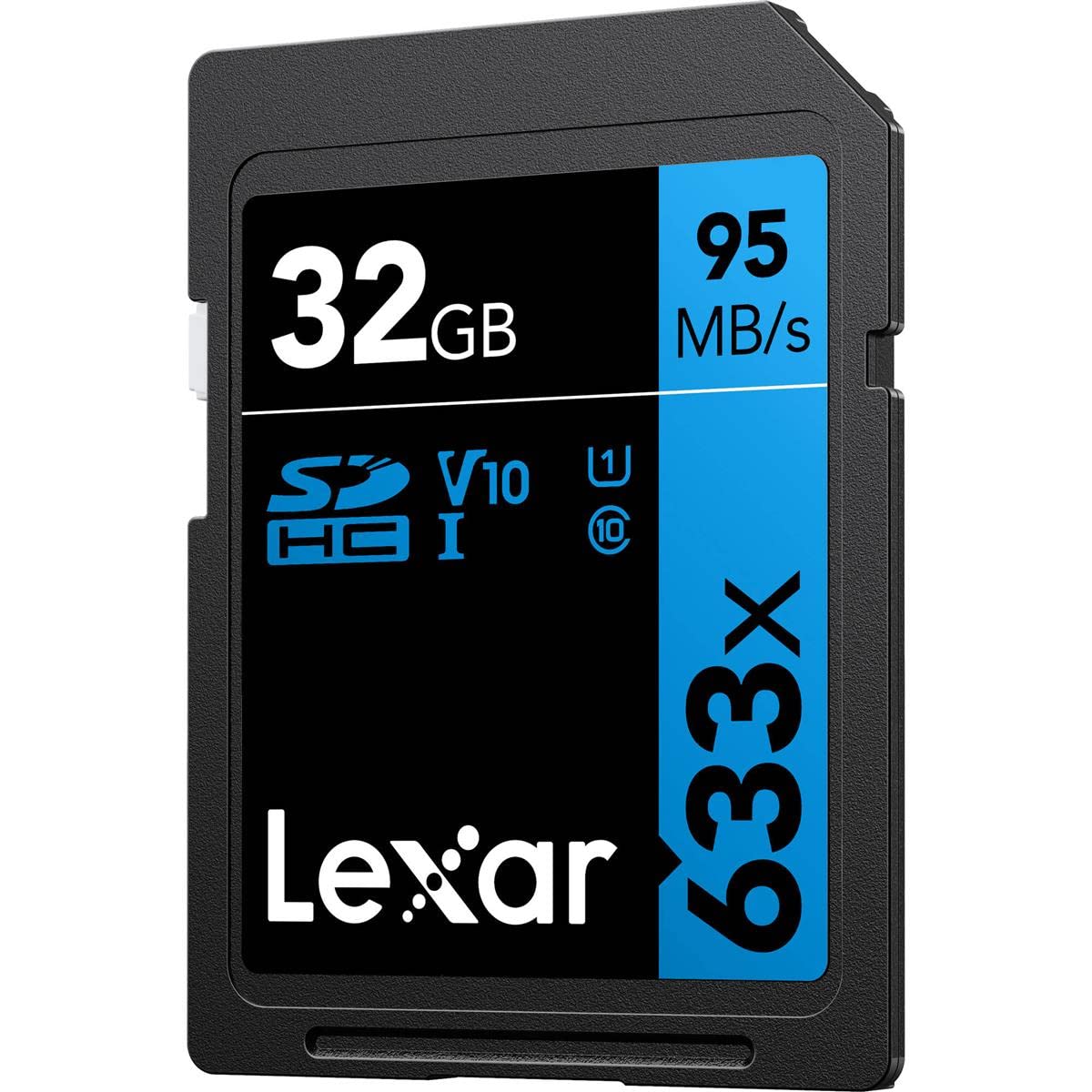 Lexar Professional 633x 32GB SDHC UHS-I Card, Up To 95MB/s Read, for Mid-Range DSLR, HD Camcorder, 3D Cameras, LSD32GCB1NL633 (Product Label May Vary)
