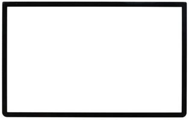 Rymfry Plastic Top Upper Screen Lens Frame LCD Screen Cover for 3DS XL LL (Black)