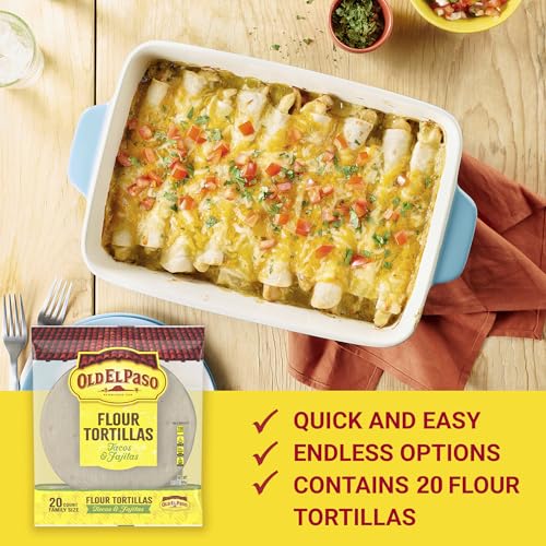 Old El Paso 6" Flour Tortilla, 20 ct (Pack of 6)
