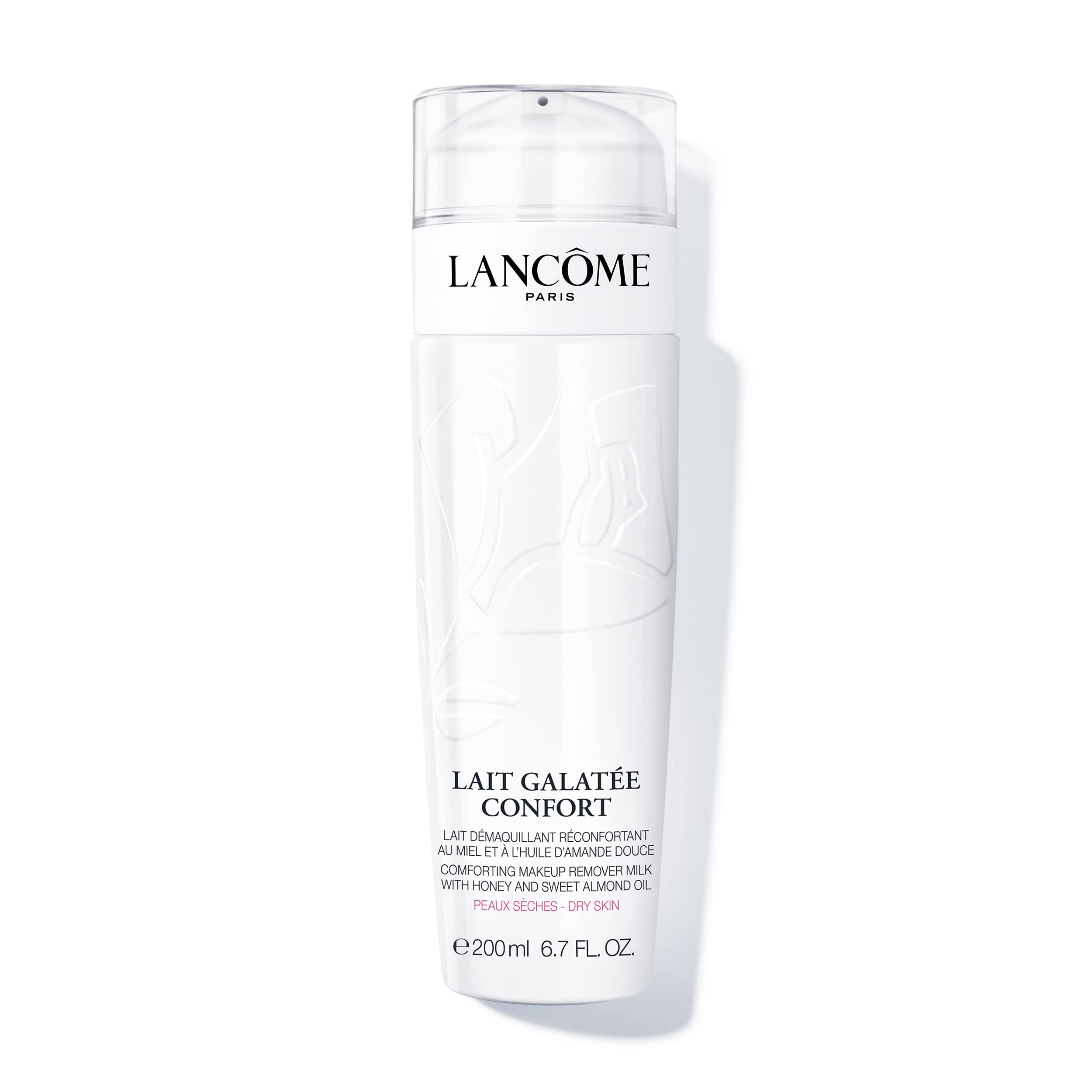 LancĂ´me Lait GalatÄe Confort Makeup Remover & Face Cleanser - Melts Away Makeup & Conditions Skin - With Honey & Sweet Almond Oil - 6.7 Fl Oz
