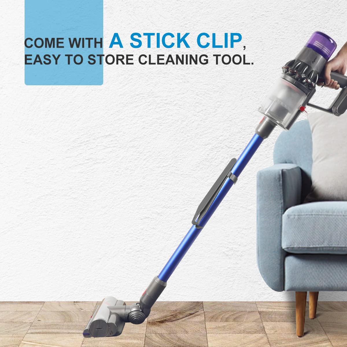 LANMU Attachment Tool Compatible with Dyson V15 V11 V10 V8 V7 V6 Outsize Vacuum Cleaner, Cleaning Tool Kit Easy to Clean Your Vacuum Dust Bin