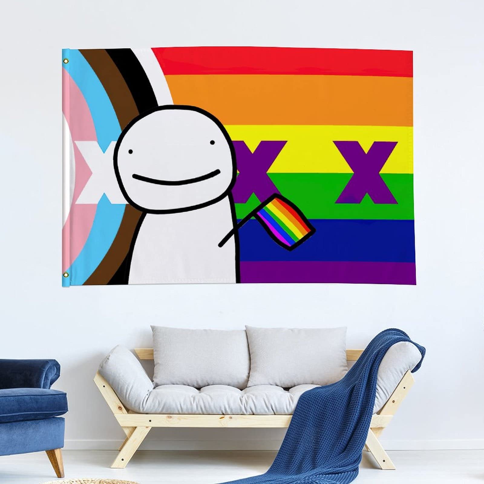 LGBTQ Pride Stuff Dream SMP Flag Garden Homes Decor Flags Tapestry Poster Banner For Yard Outdoor Indoor