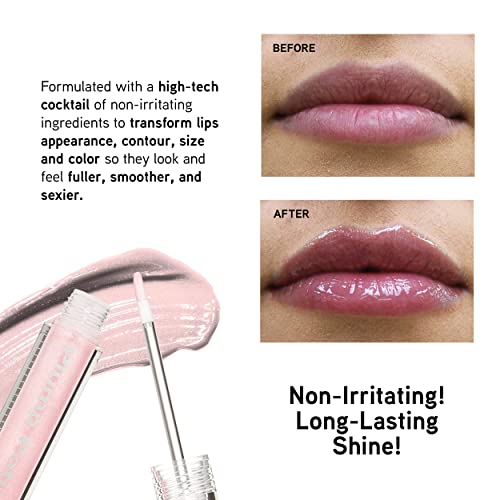 Physicians Formula Lip Plumper Gloss Formula Plump Lip Potion Needle-Free Lip Plumper Gloss Cocktail Shade Extension,Pink Crystal Potion,Lip Enhancer,Fuller Lips