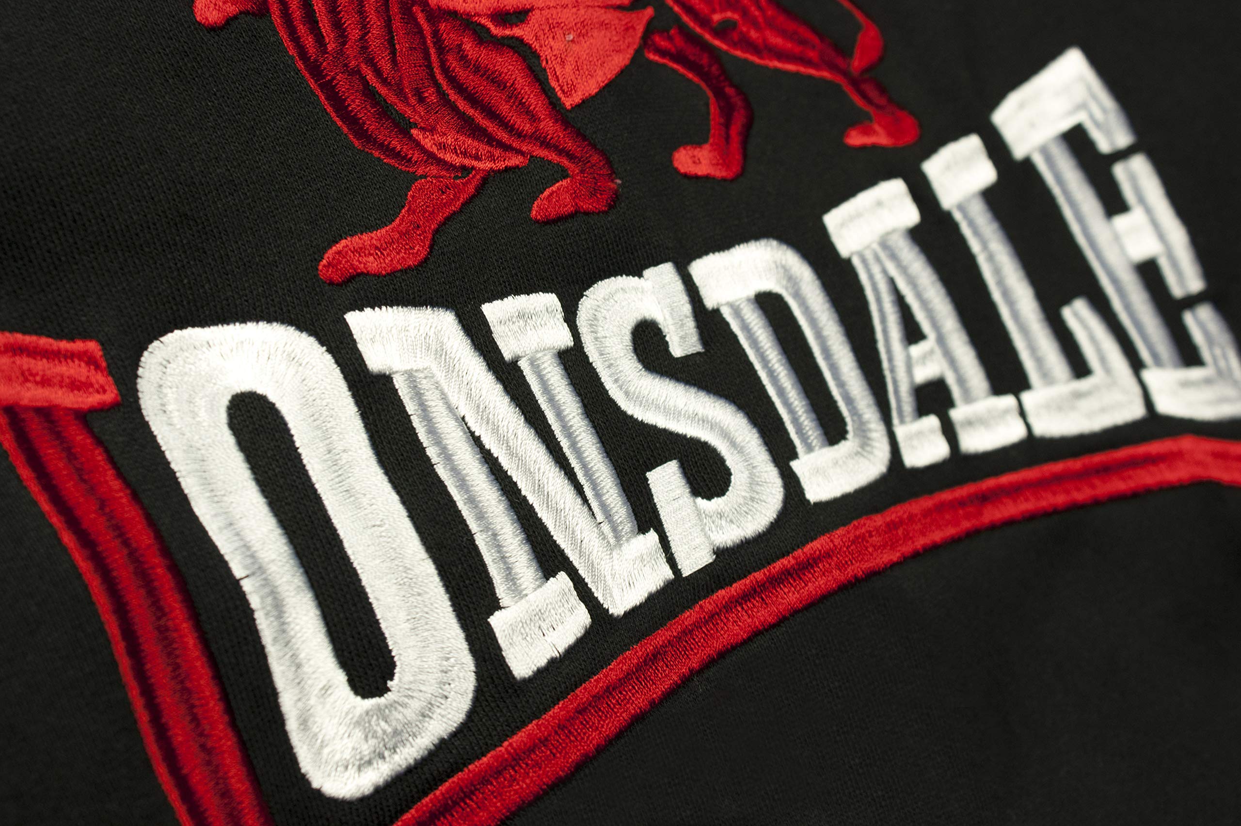 Lonsdale DOVER Black Zip Jacket Sweatshirt Regular Fit (X-Large (XL) Regular-Fit)