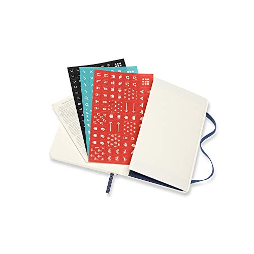 Moleskine Classic 12 Month 2022 Weekly Horizontal Planner, Soft Cover, Pocket (3.5" x 5.5"), Sapphire Blue