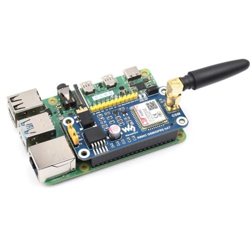 XYGStudy R800C GSM/GPRS HAT for Raspberry Pi and Jetson Nano, Supports 2G Communication Phone Call and SMS GPRS, UART Interface