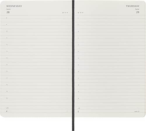 Moleskine Classic 12 Month 2023 Daily Planner, Soft Cover, Large (5" x 8.25"), Black