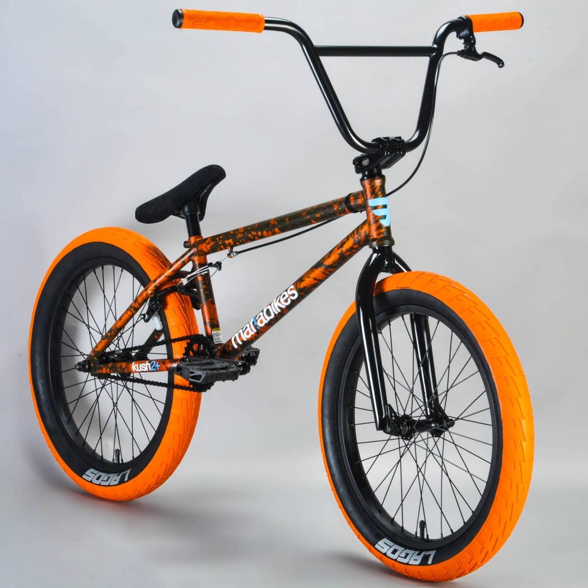 Mafiabikes Kush 2+ 20 inch BMX Bike Orange Splatter