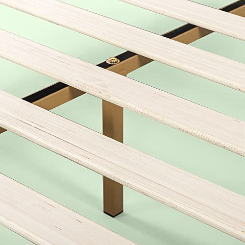ZINUS Julia Wood Platform Bed Frame / Solid Wood Foundation with Wood Slat Support / No Box Spring Needed / Easy Assembly, King