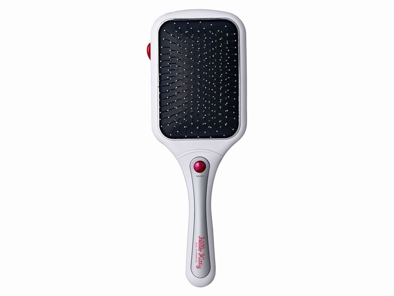 KOIZUMI Reset Brush Paddle Type (Dry Battery Type)"Hello Kitty Model" KBE-2830/W (White)【Japan Domestic Genuine Products】