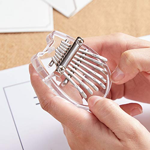 ller76 Cute Pocket Mini Kalimba, 8 Keys Thumb Piano, Beginner Musical Instrument