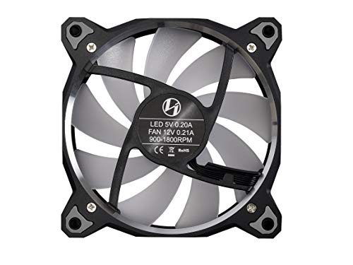 Lian Li Bora Digital Black 3 Pack (ARGB 120mm LED PWM)