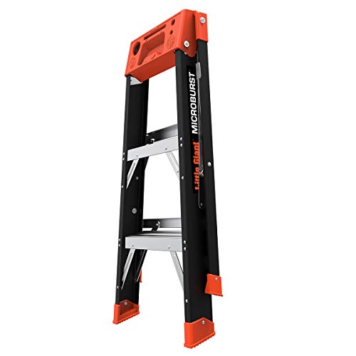 Little Giant Ladders, MicroBurst, 3' Stepladder, Fiberglass, Type 1AA, 375 lbs weight rating, (15703-001)