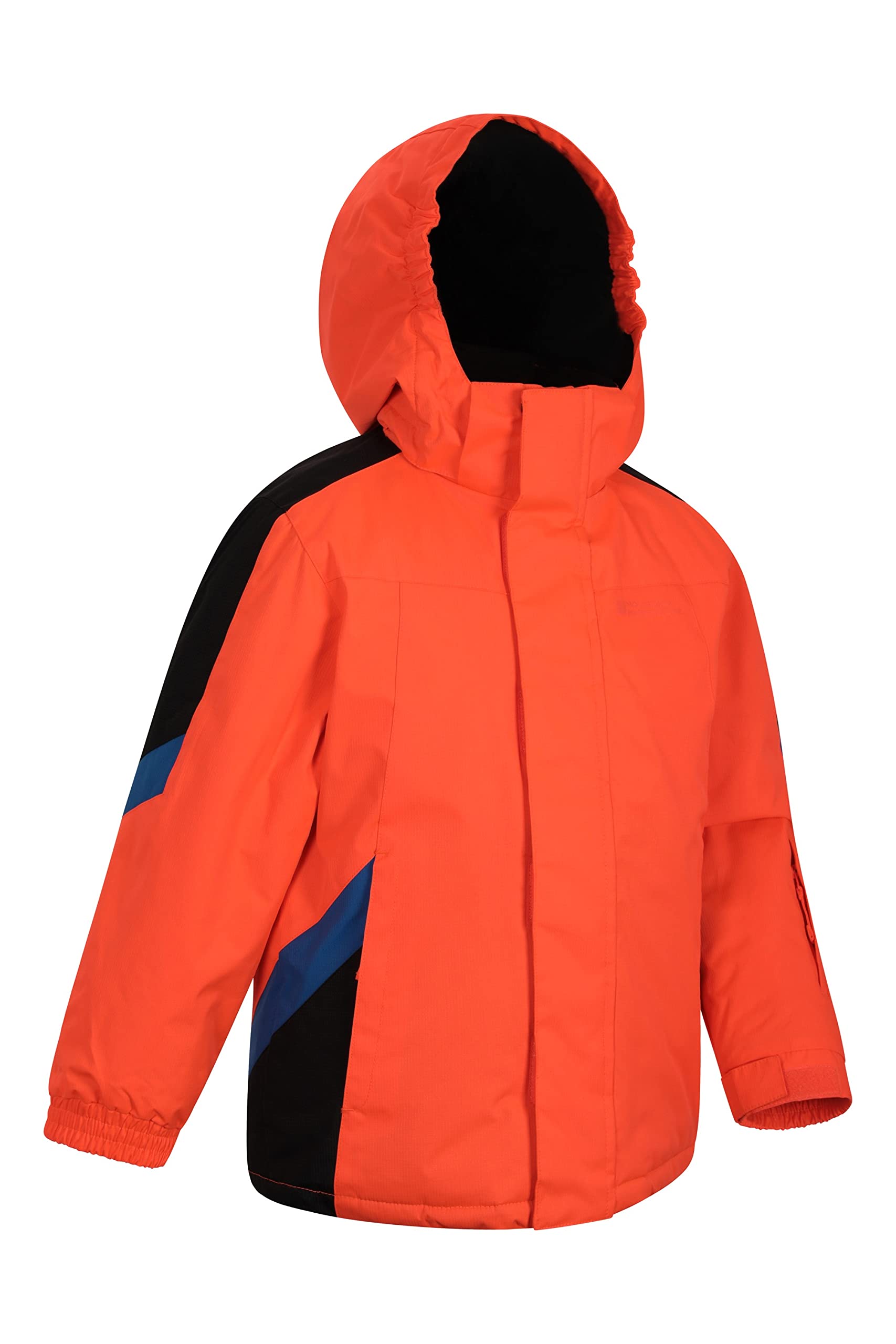 Mountain Warehouse Raptor Kids Ski Jacket, Boys & Girls Snow Coat Bright Orange Kids 11-12 Yrs (142-154 cm)