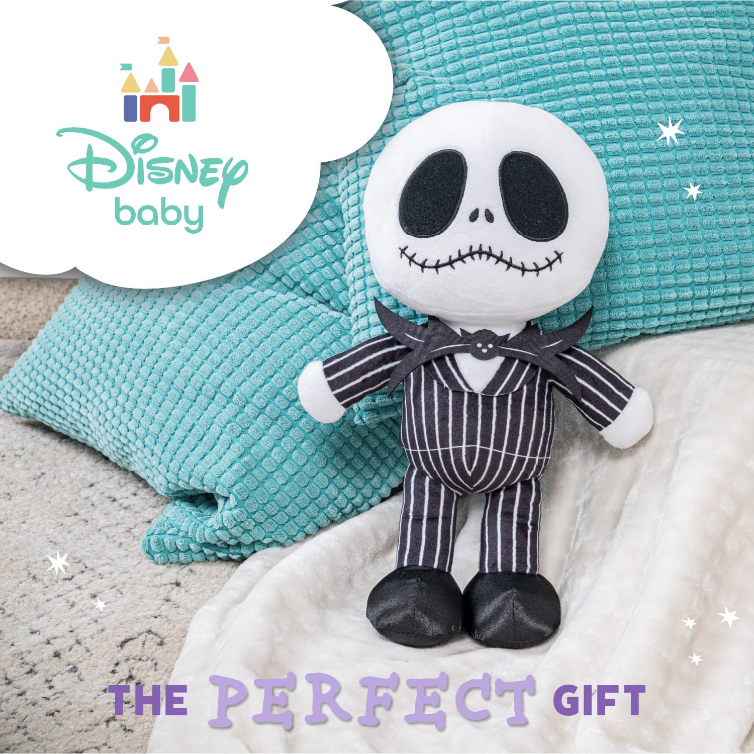 KIDS PREFERRED Disney Baby The Nightmare Before Christmas Jack Skellington 15 inch Stuffed Animal Plush Toy
