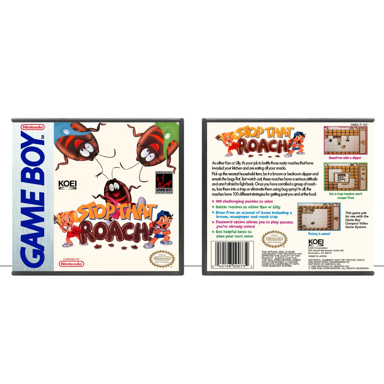 Stop That Roach | (GB) Game Boy - Game Case Only - No Game