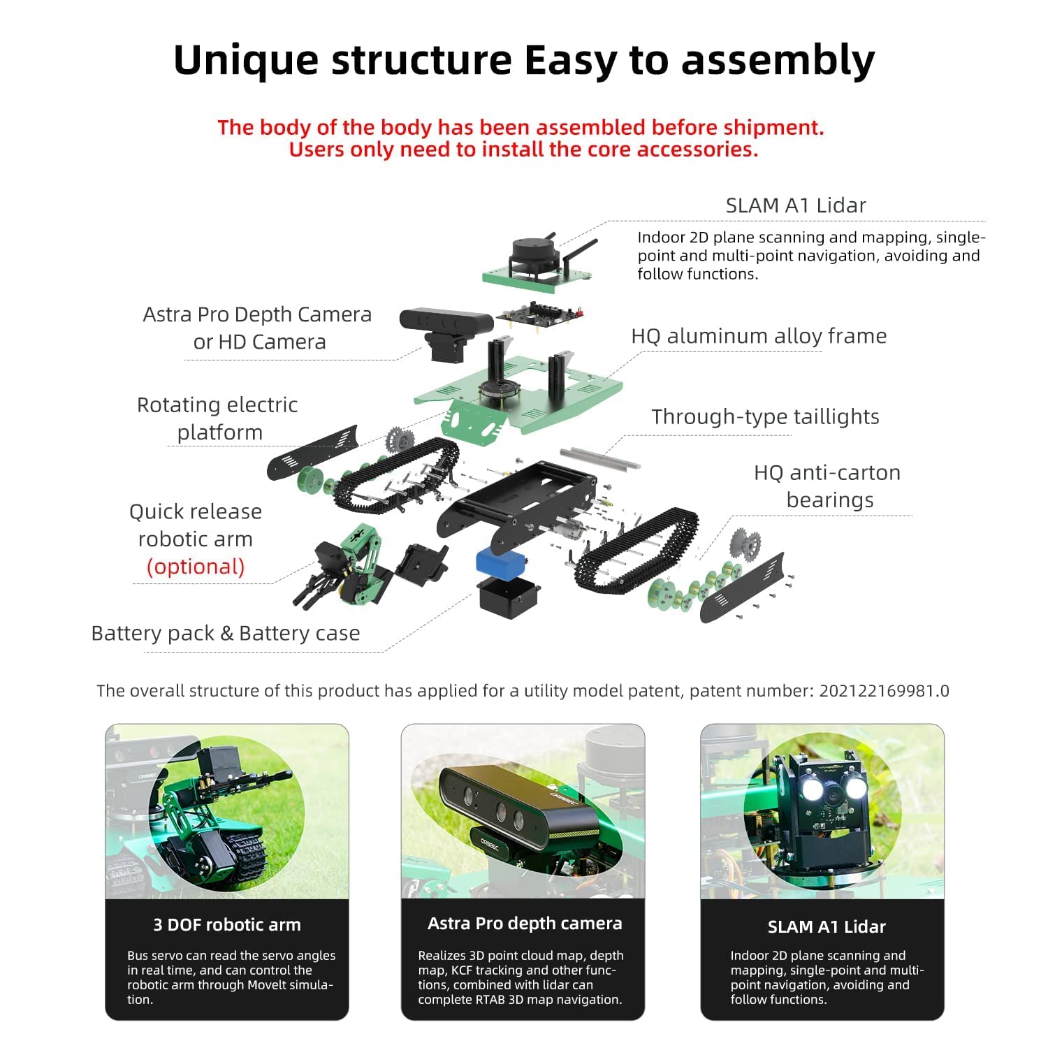 Yahboom AI Adults Robot Car with NVIDIA Jetson Nano B01 Official Development Board…