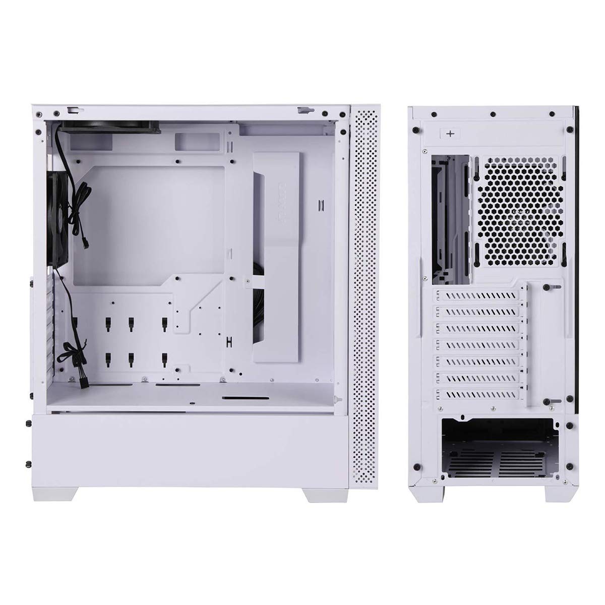 Lian Li Mid-Tower Chassis Micro ATX Computer Case PC Gaming Case w/Tempered Glass Side Panel, Magnetic Dust Filter, Water-Cooling Ready, Side Ventilation, 2x120mm PWM Fan Pre-Installed (205M, Black)