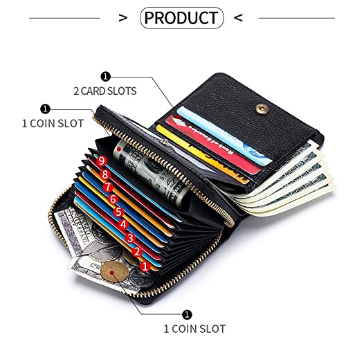 SAWQF Women Short Wallets Fashion Small Coin Purse Women's Leather Card Holder ID Case Wallet (Color : E)