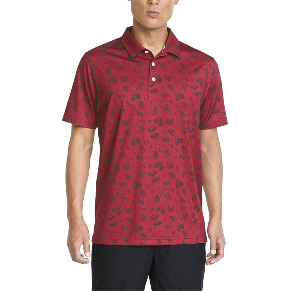 Puma Golf Men's Volition Block Party Polo, Ski Patrol-Quiet Shade, 3X-Large