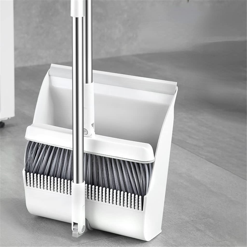 WSJIE Broom and Scoop Set Folding Dustpan Bathroom Water Wiper to Sweep Magic Brush Garbage Squeegee Home Cleaning Products