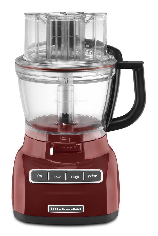 KitchenAid KFP1333GC 13-Cup Food Processor with ExactSlice System - Gloss Cinnamon (Renewed)