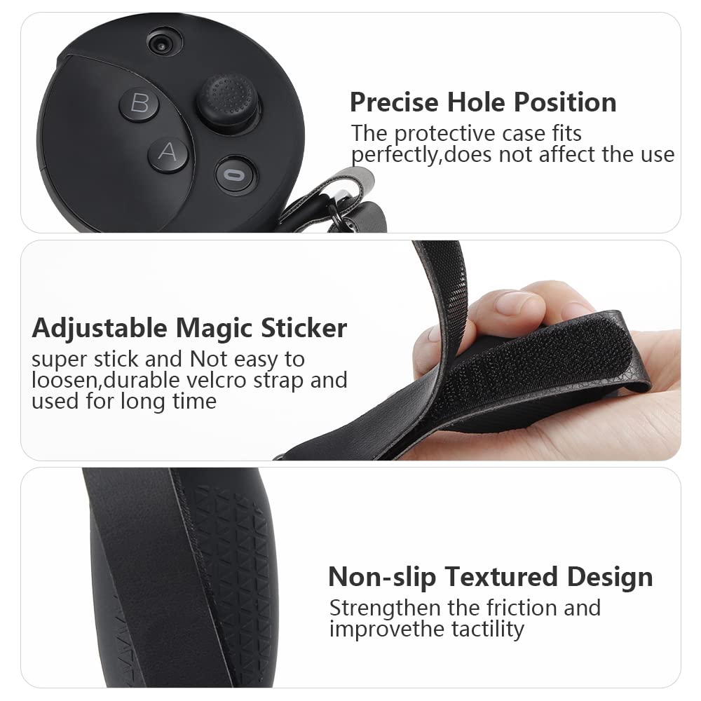 Silicone Controller Grip Cover for Quest 2 Controller Grip Protector for Quest 2 Accessories