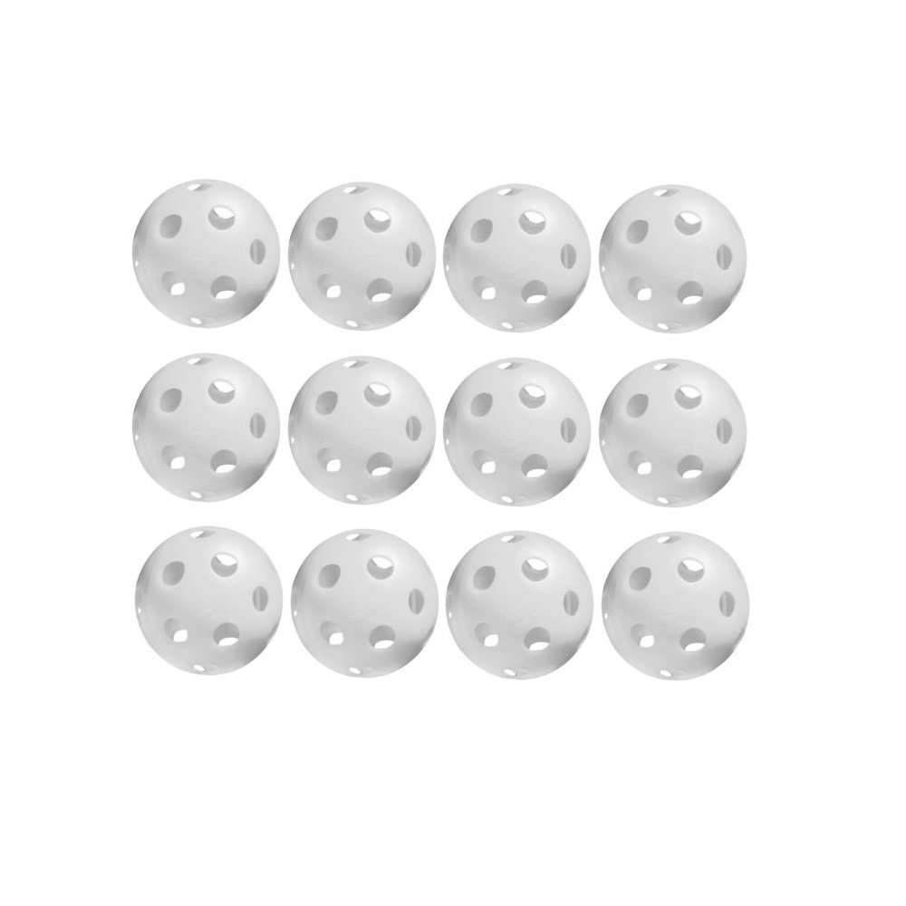 JUGS SPORTS Pickleballs (12 Pack, White)