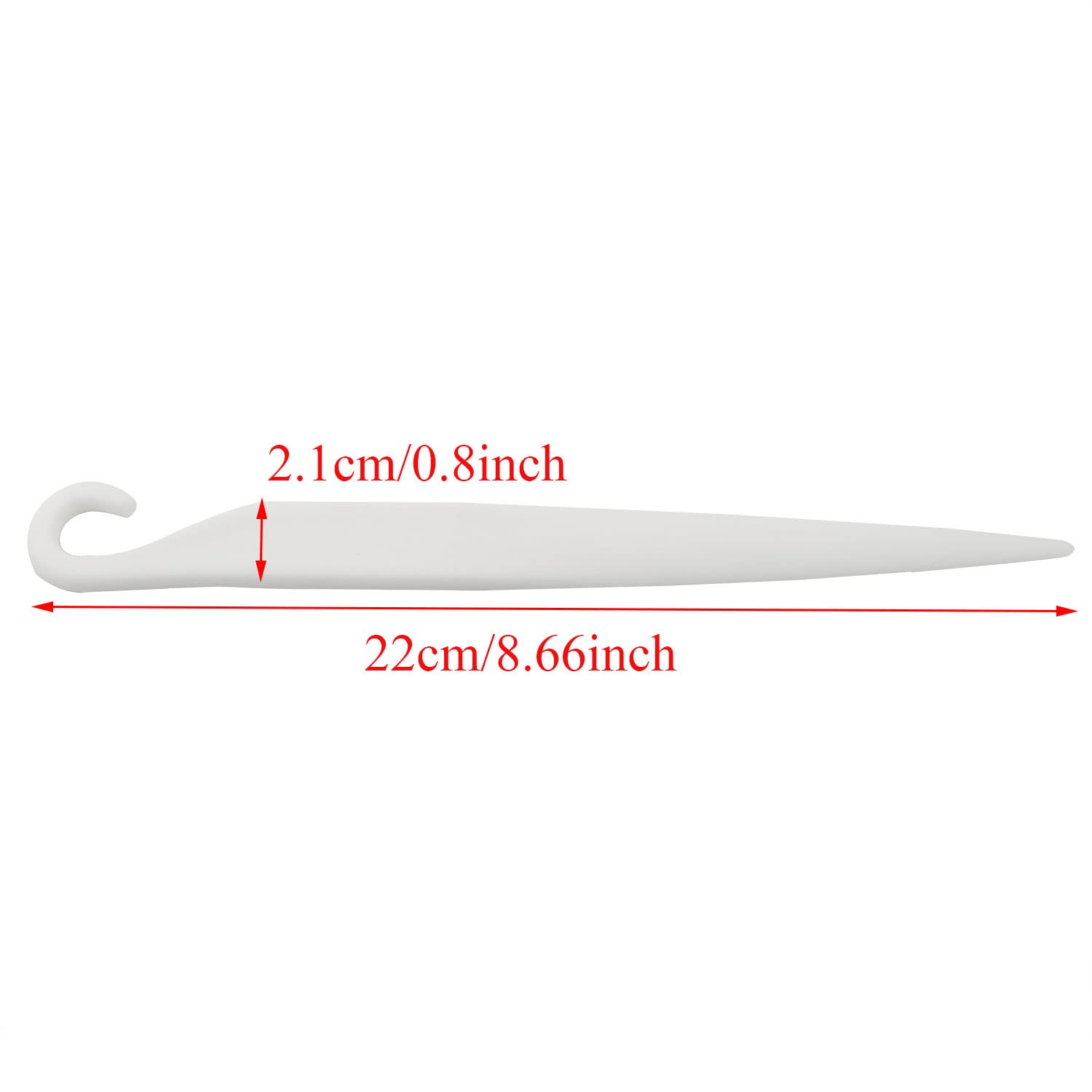 PZRT Cake Stripping Knife Demolding Knife Plastic Baking Tools Cake Scraper Butter Cream Spreader Bakeware Fondant Decoration, Beige