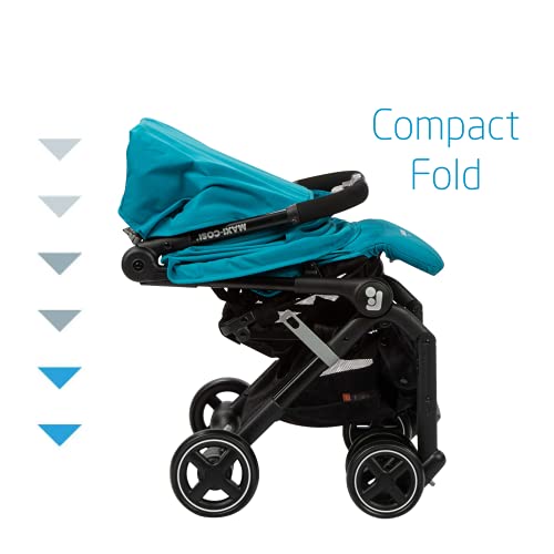 Maxi-Cosi Lara Lightweight Ultra Compact Stroller, Tetra Teal