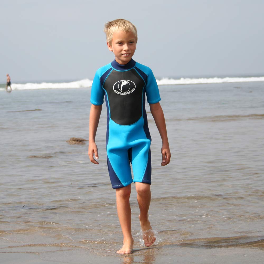 Konfidence Shorty Children's Wetsuit - Blue (7-8 Years)