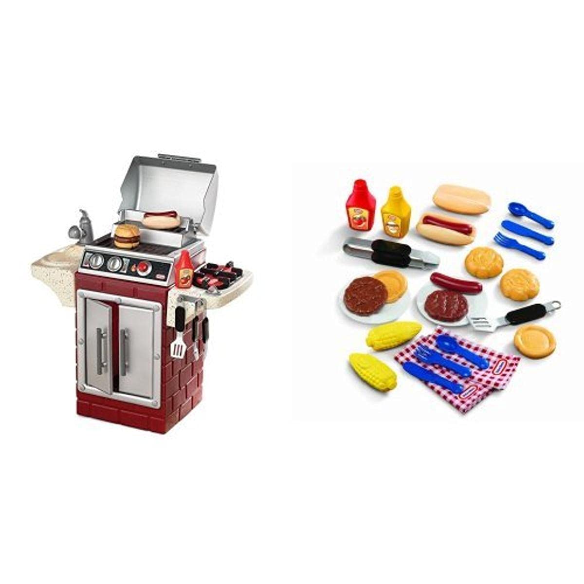 Little Tikes Backyard Barbeque Get Out 'N Grill and Grillin' Goodies Bundle