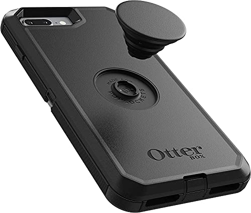 OtterBox + Pop Defender Series Case for iPhone SE 3rd Gen (2022), iPhone SE 2nd Gen (2020), iPhone 8/7 (NOT Plus) Non-Retail Packaging - Black