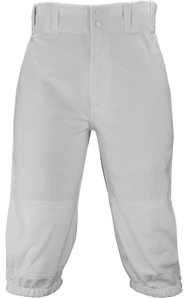 Marucci Sports - Youth Tapered Double-Knit Short Baseball Pant, White, Youth X-Large