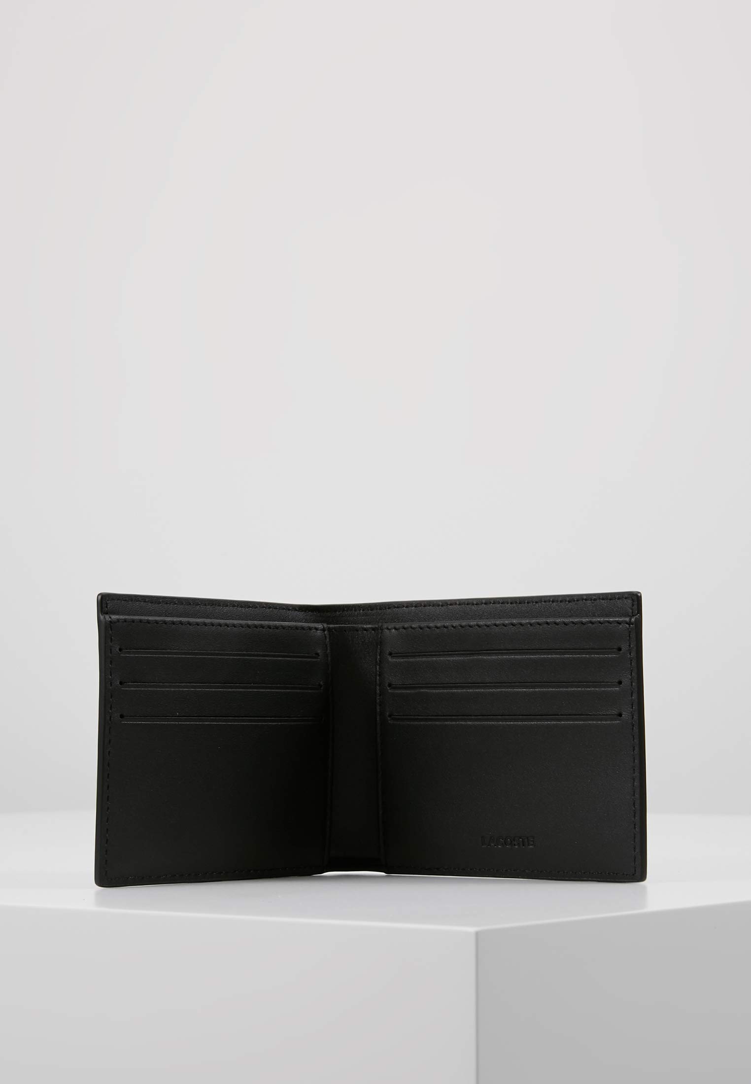 Lacoste NH1115FG000 Mens Fitzgerald Small Billfold Wallet Wallet, Black, One Size