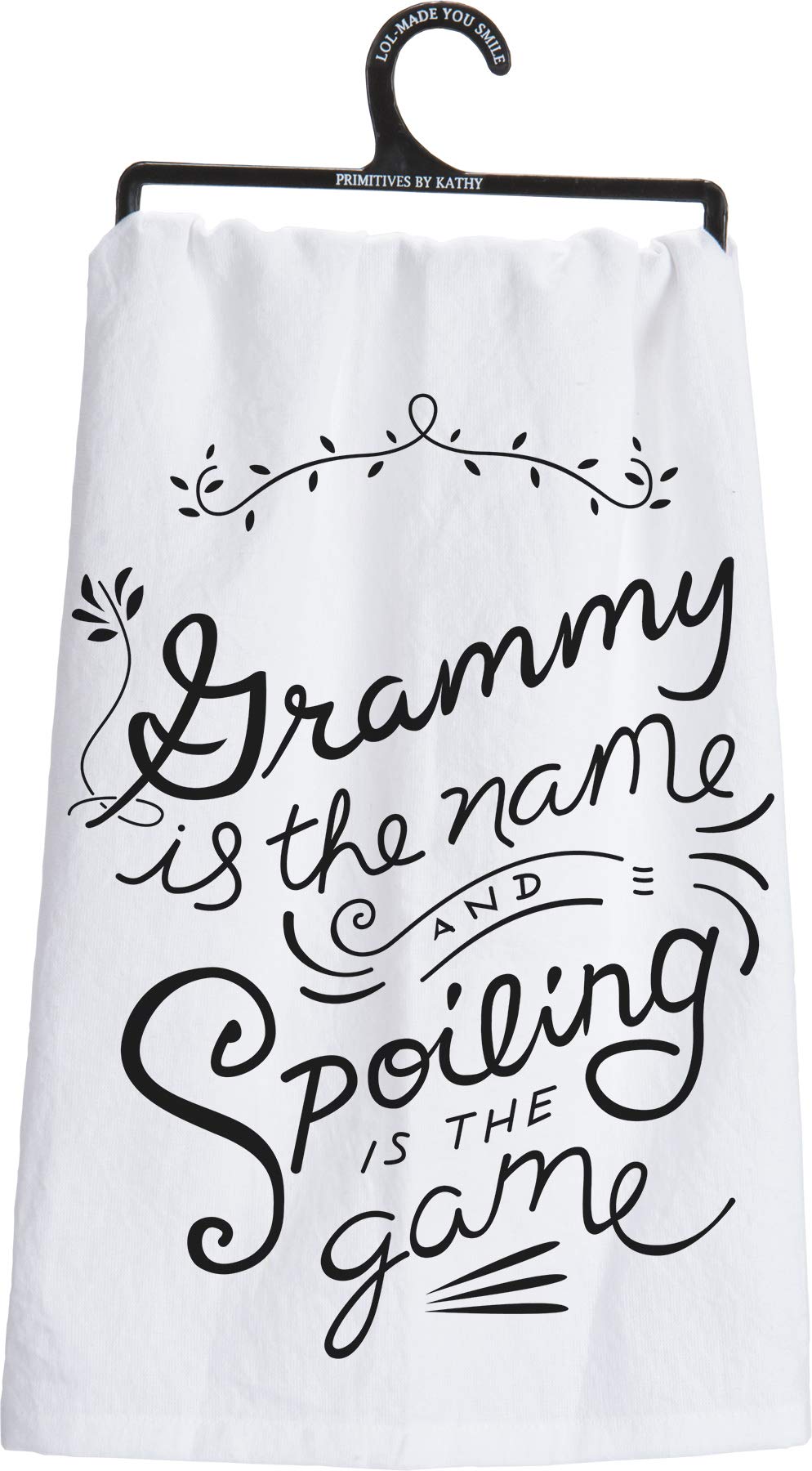 Primitives by Kathy Grammy Towel Set - Grammy is The Name Spoiling and Grammy's Kitchen Where Memories