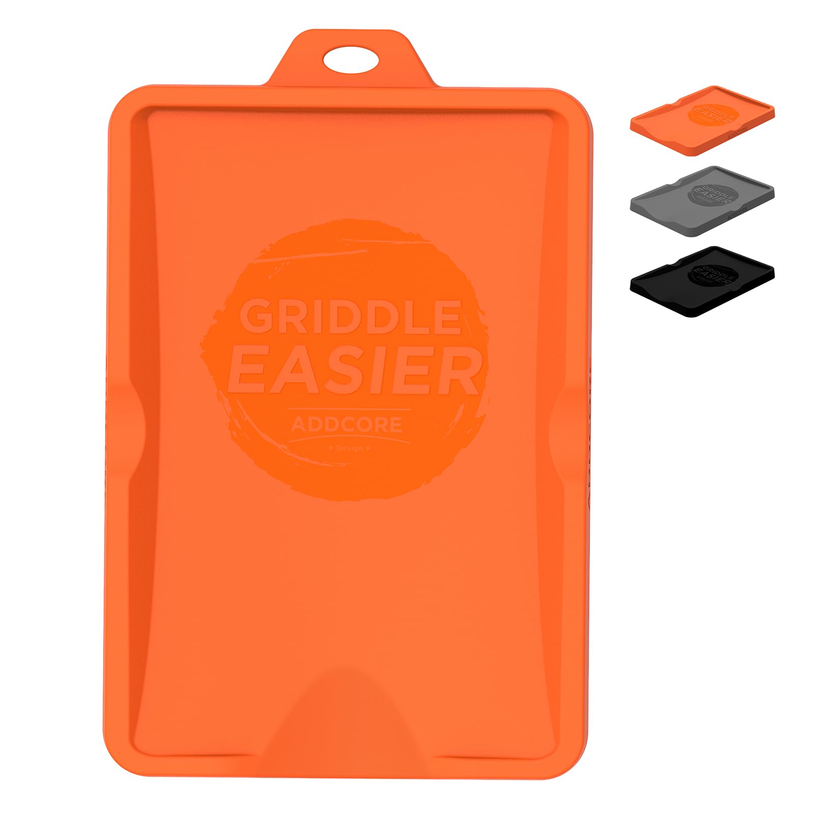 Silicone Spatula Mat for Ladle, Serving Spoon Drip Pad & Grill Utensil Holder for Kitchen, Stovetop, Cooking & Countertop, Heat-Resistant, BPA-Free, Kitchen Utensil Holder(Orange)